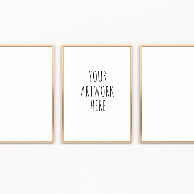 Gold Frames Dorm Room Set - Etsy