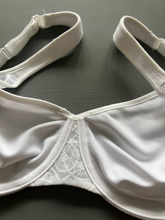 Vtg TRIUMPH Full Covered Bra Retro Sheer Embrossed Ab… - Gem