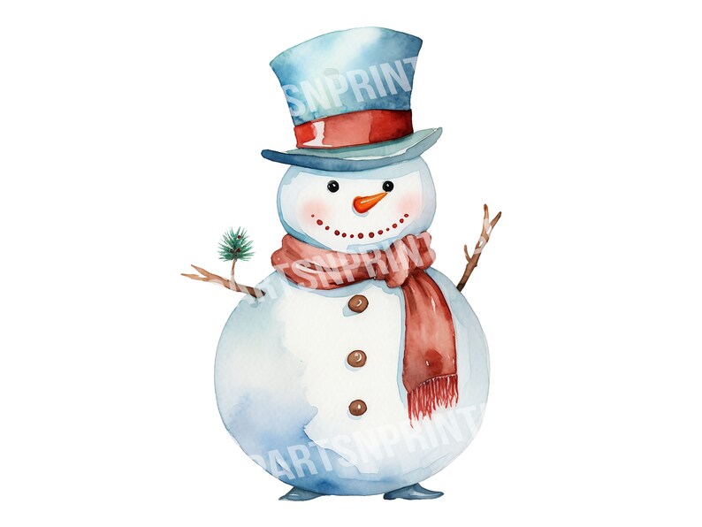 Chibi Snowmen Clipart - 12 High Quality Transparent Background Pngs ...