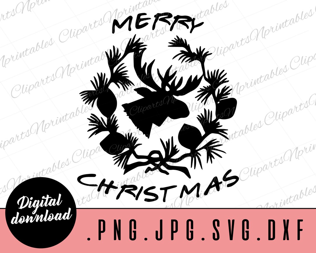 Merry Christmas SVG, Christmas Deer Svg, Christmas Svg, Deer ...