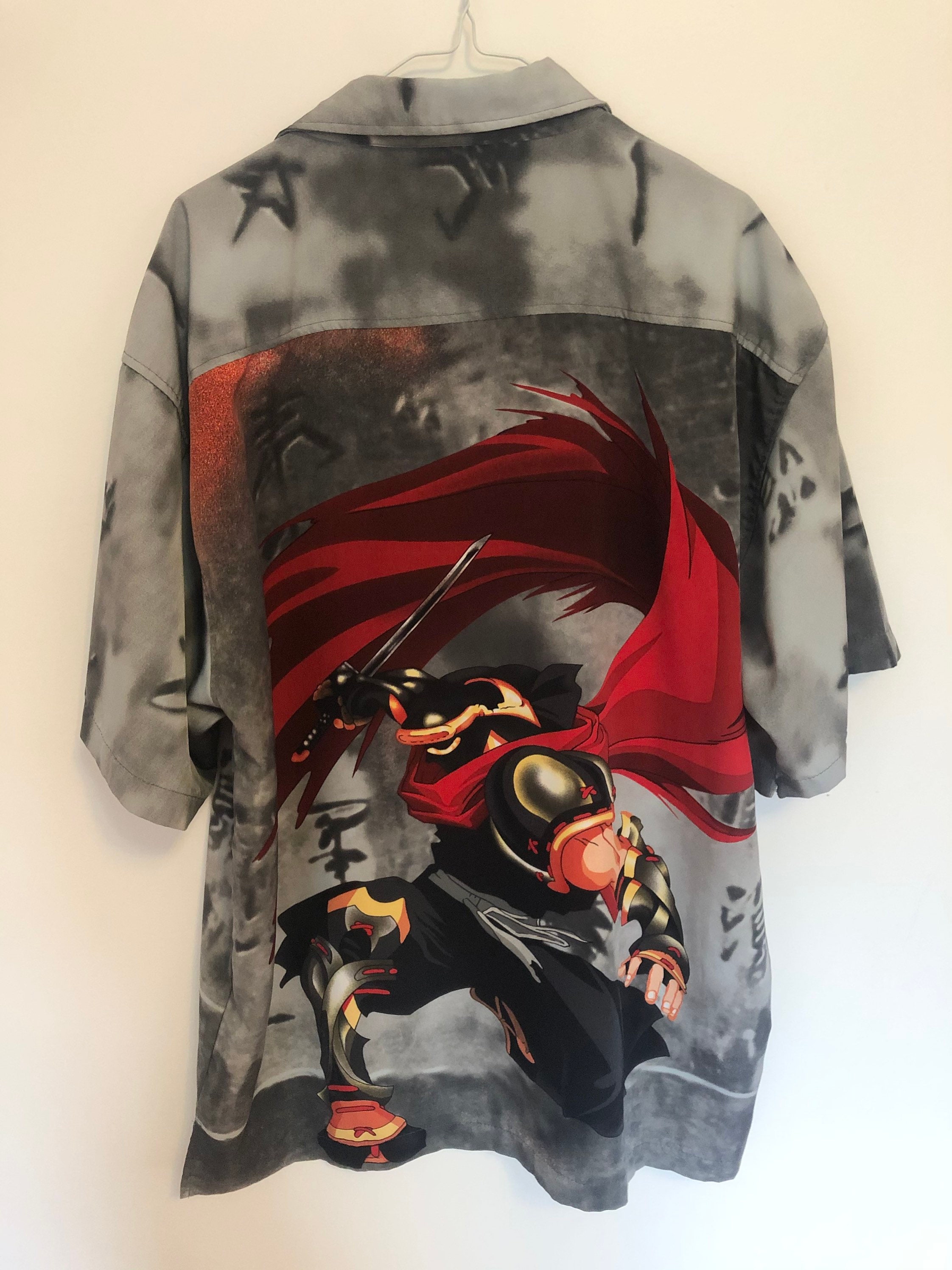 Clench Vintage Korean Ninja Buttoned Up - Etsy