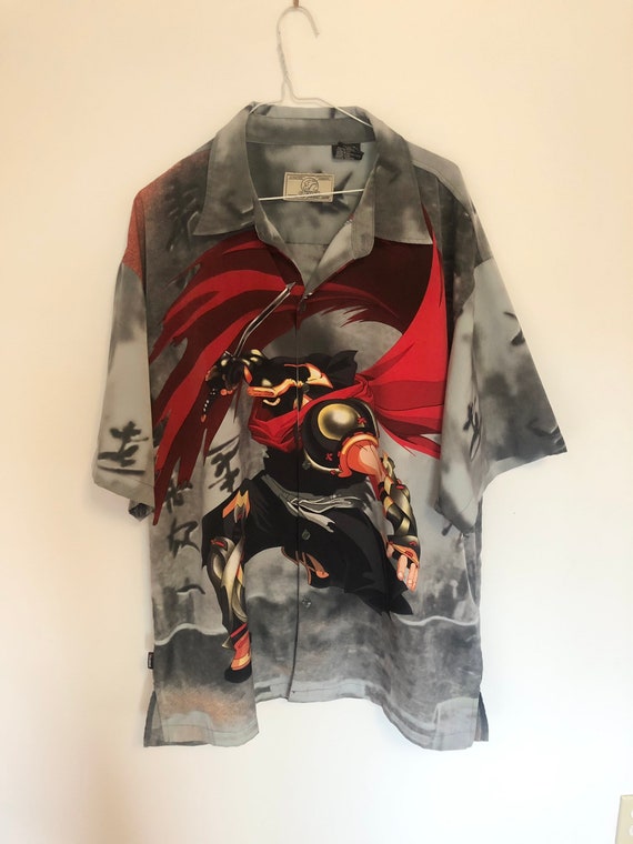 Clench Vintage Korean Ninja Buttoned Up | Etsy
