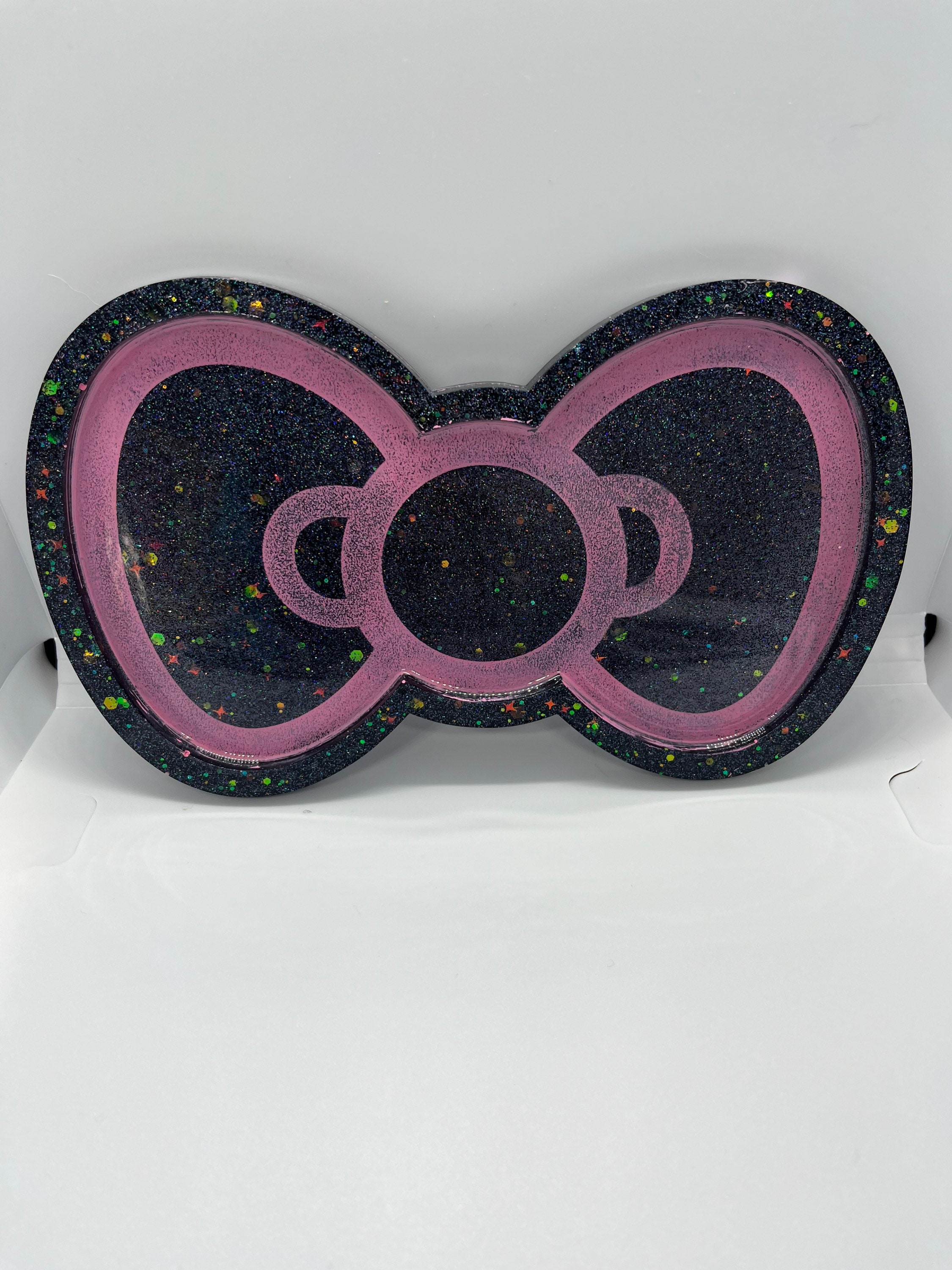 HK Large Bow Jew Dish or Nail Art Pallet - Etsy