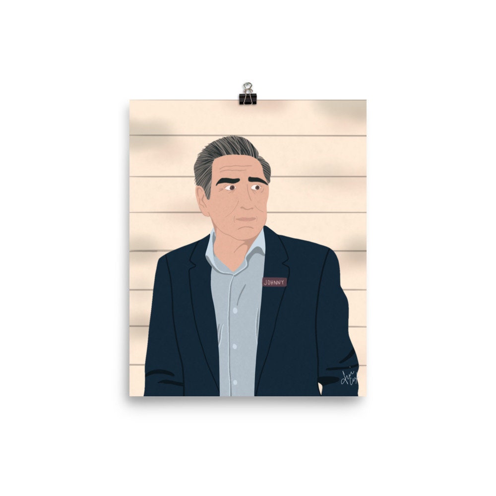 Johnny Rose Schitt's Creek Portrait Print - Etsy