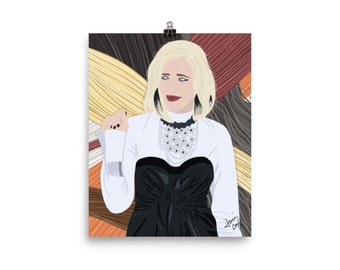 Johnny Rose Schitt's Creek Portrait Print - Etsy