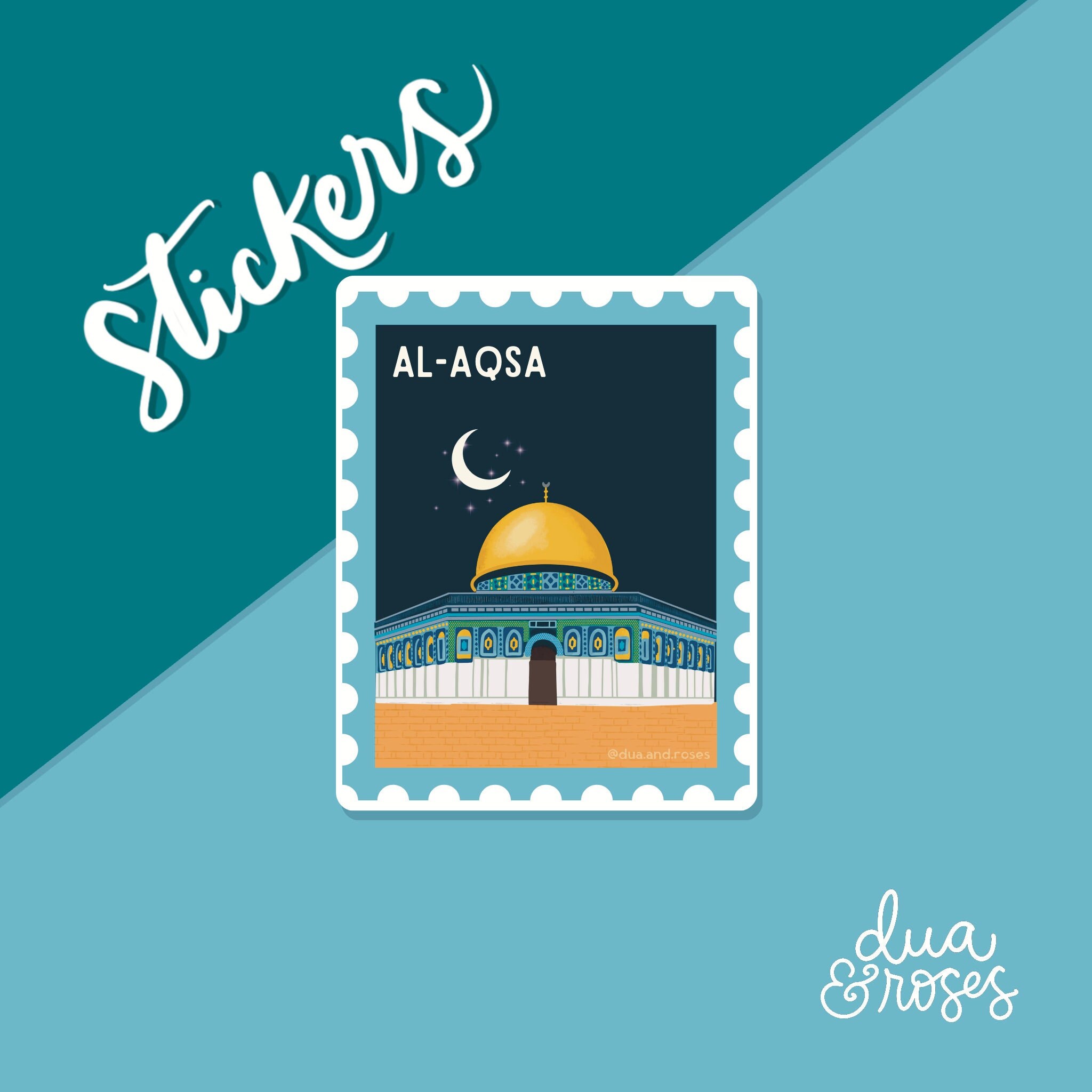 Al Aqsa Islamic Stickers Waterproof Vinyl Stickers for Quran Journals ...