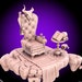 Carnival Witch Wizard Chair Prop STL Miniatures 3D Resin Printed 28 ...