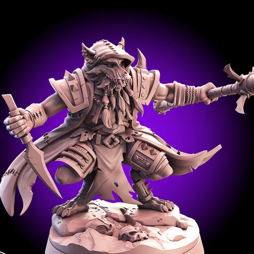 Fangrir Werewolf Lycanthrope Lycan Miniature 3D Resin Printed - Etsy