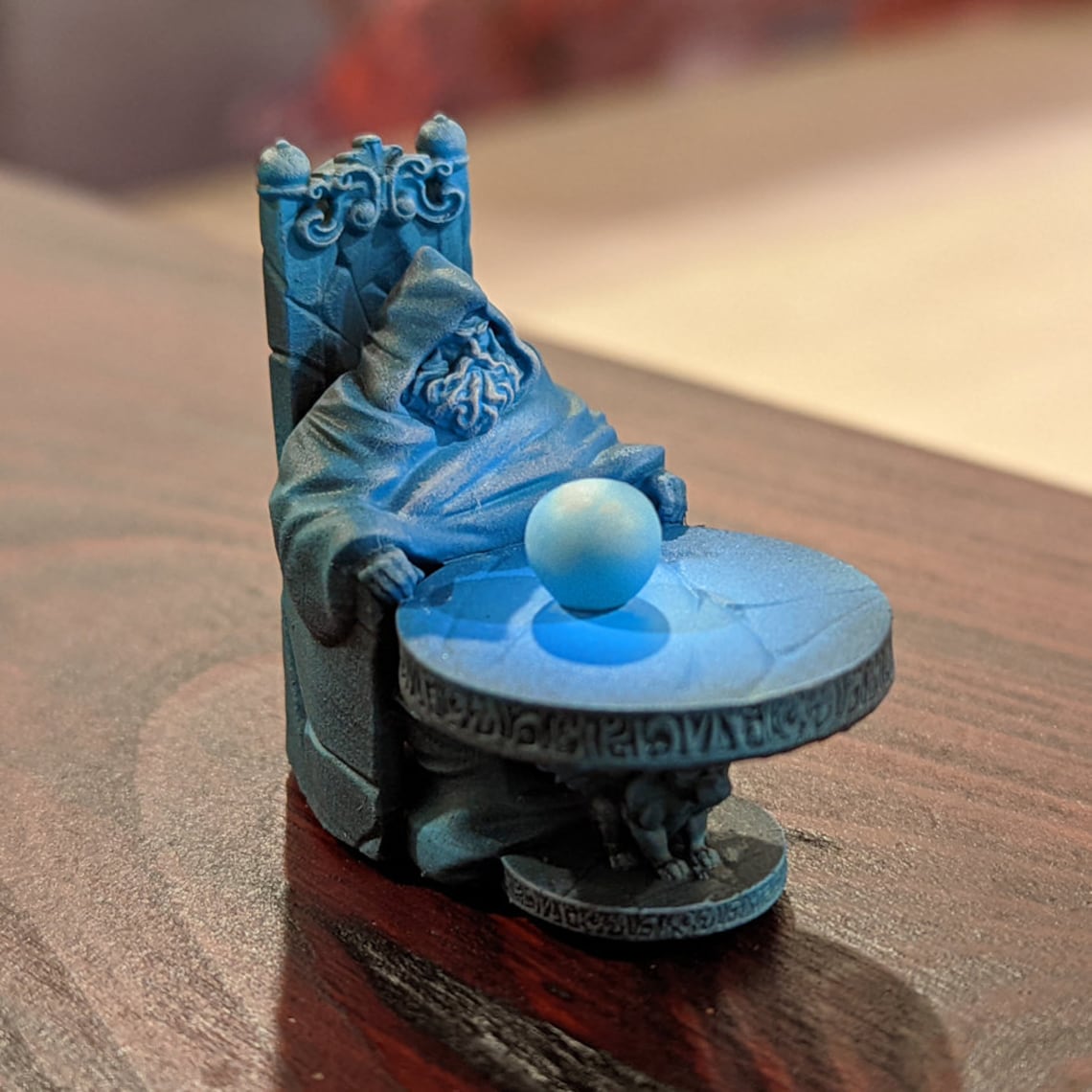 Orb Pondering Wizard Twin Goddess Miniature 3D Resin - Etsy