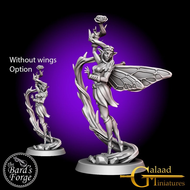 Fairy 6/ Elf • Sprite • Fey • Feywild • Galaad Miniatures • Mini 3D ...
