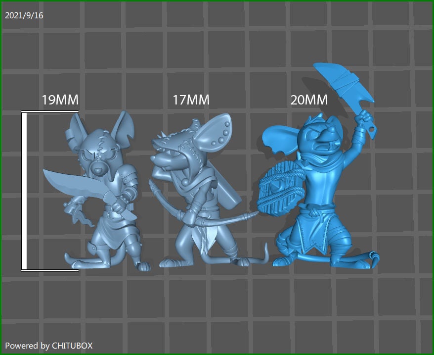 Goblin Mice Rat Beast Encounter KAW Miniature 3D | Etsy