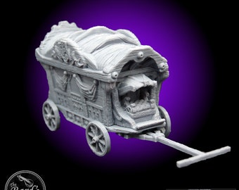 Miniature Toys Aristocrat Carriage Wagon & Horse Scenery Terrain 3D ...