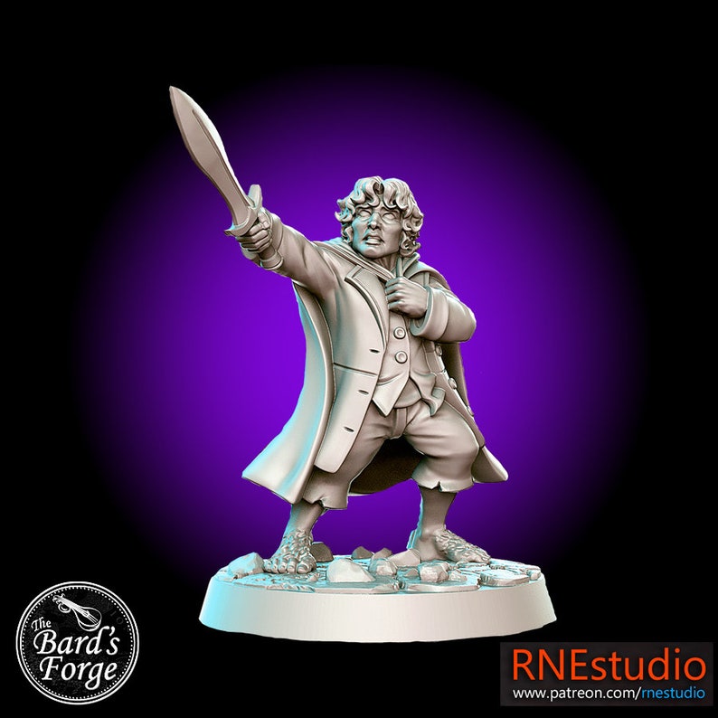 19pc Set Lord of the Rings Inspired Miniature 3D Resin Printed 28-32mm ...