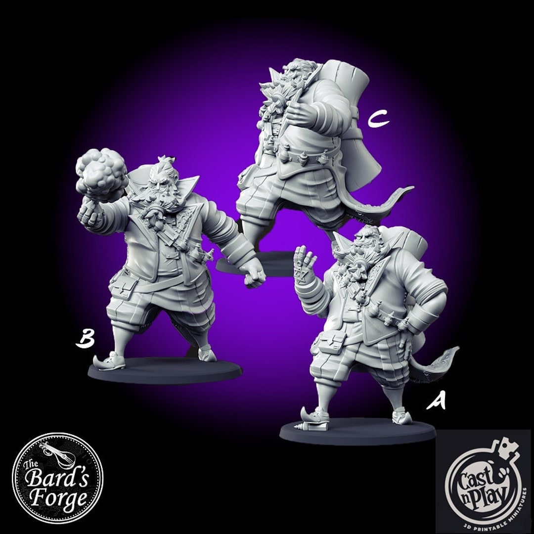 Alchemist Mad Scientist • Cast N Play • 3D Resin Printed Miniature ...