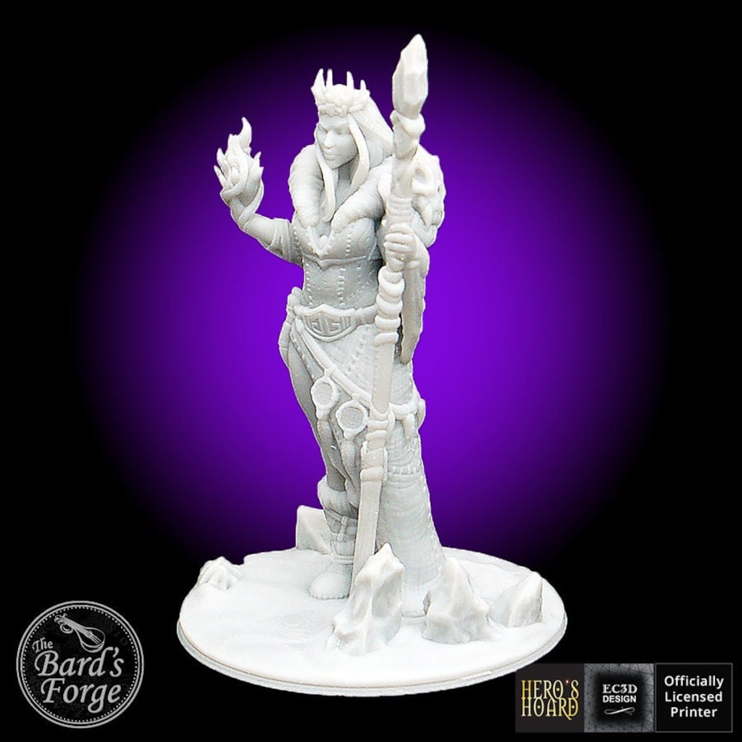 Female Frost Giant W/crown • Hero's Hoard • Miniature • 3D RESIN ...
