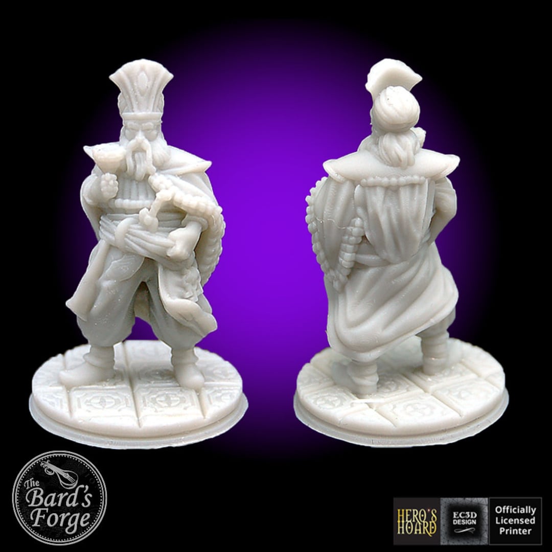 Human King Sultan Emperor Mini 3D Resin Printed 28-32mm Tabletop ...