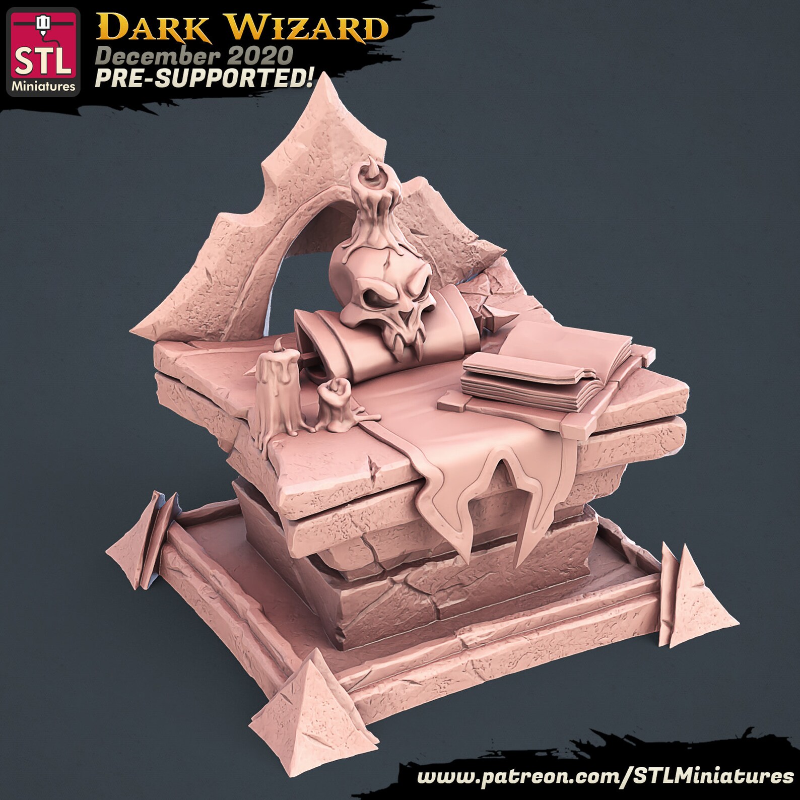 Sacrifice Altar Wizard Sorcerer Props 3D Resin Printed 28-32mm Tabletop ...