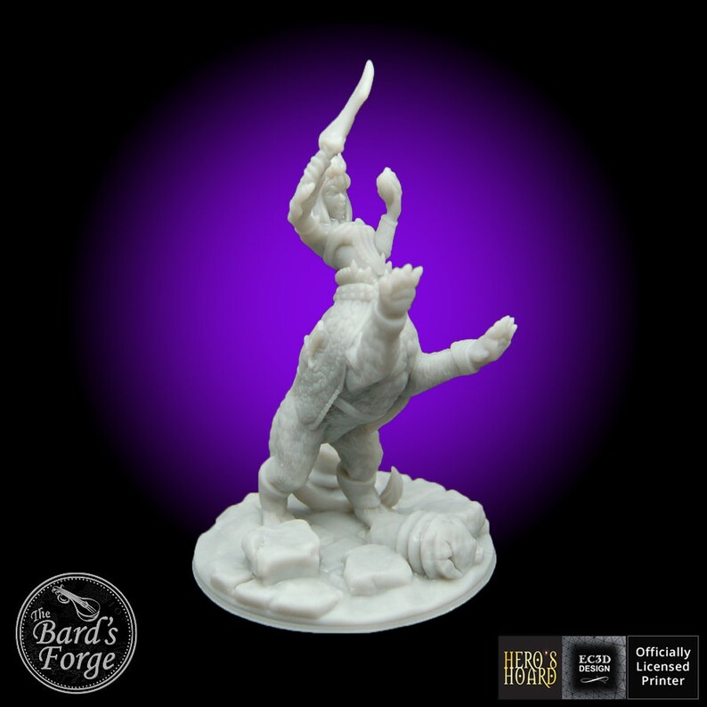 Lamia Egyptian Demon Mini 3D RESIN Printed 28-32mm Tabletop Fantasy ...