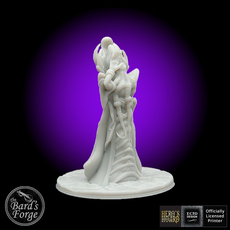 Noble Mind Horror Leader Cthulhu Illithid Miniature 3D Resin Printed 28 ...