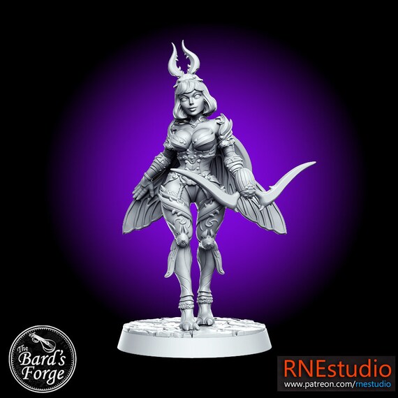 Mina Female Scarab Archer Miniature 3D Resin Printed 28-32mm | Etsy