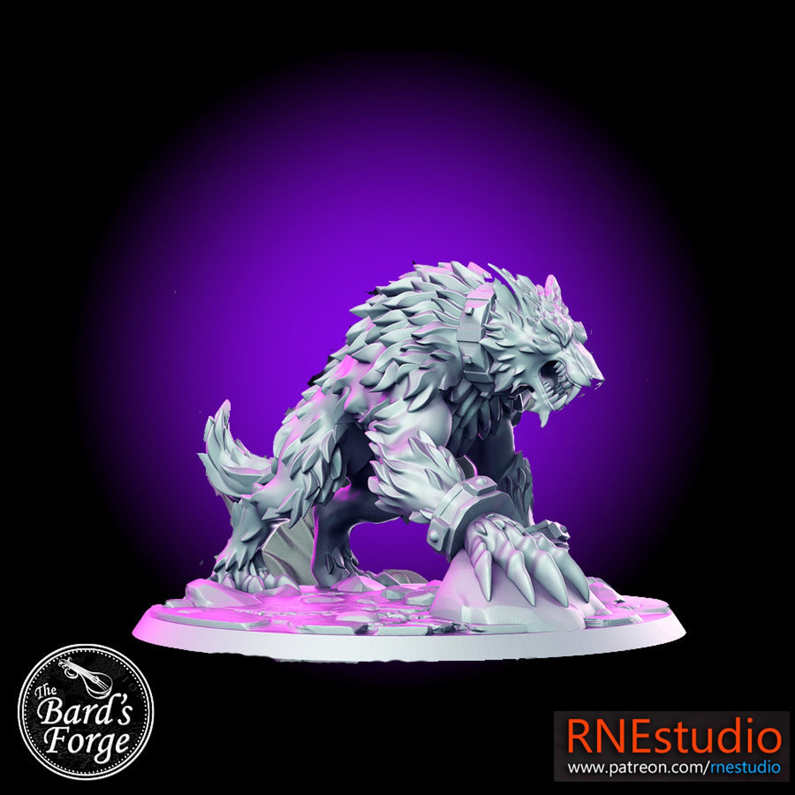 Fangrir Werewolf Lycanthrope Lycan Miniature 3D Resin Printed - Etsy