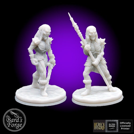 Frost Wights Zombie Undead Hero's Hoard Miniature 3D | Etsy