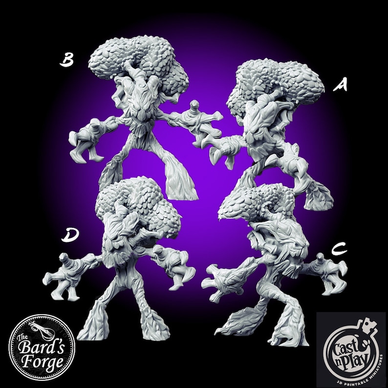 Young Tree Ent Magic Forest 3D Resin Printed Miniature - Etsy