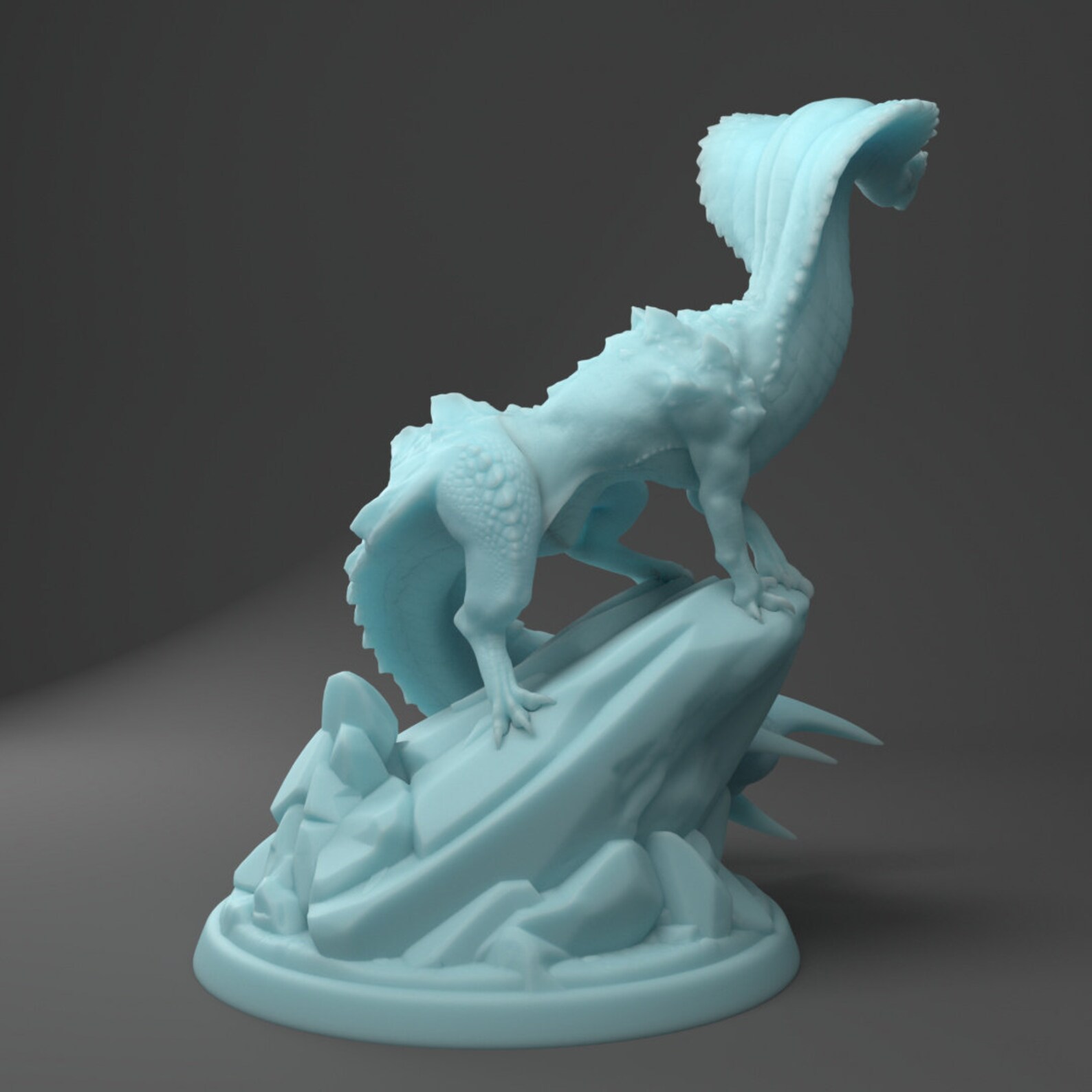 Sand Drake Boss Encounter Miniature 3D Resin Printed 28-32mm Tabletop ...