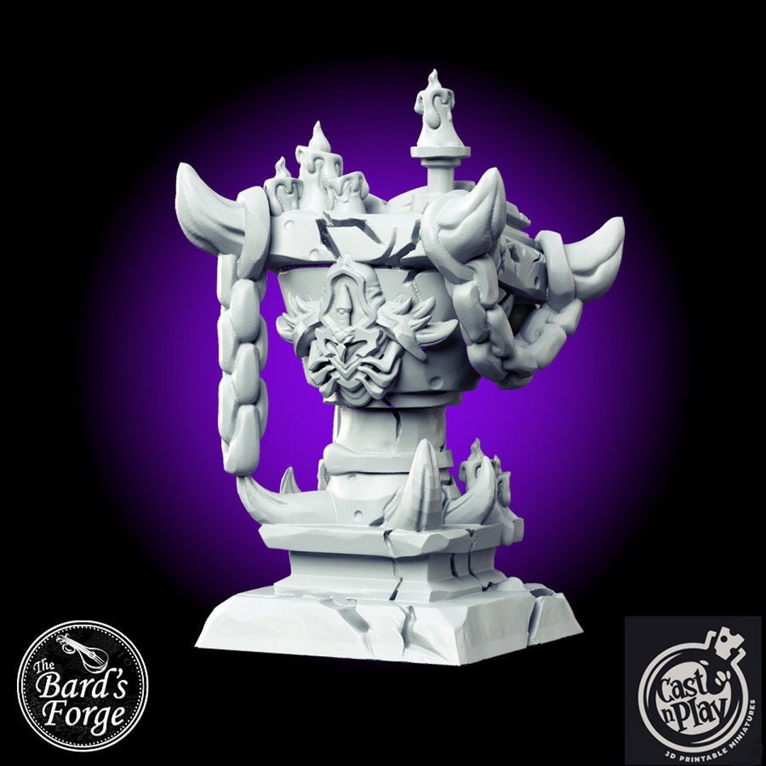 Altar Dungeon Terrain 3D Resin Printed 28mm, 32mm Tabletop Fantasy ...