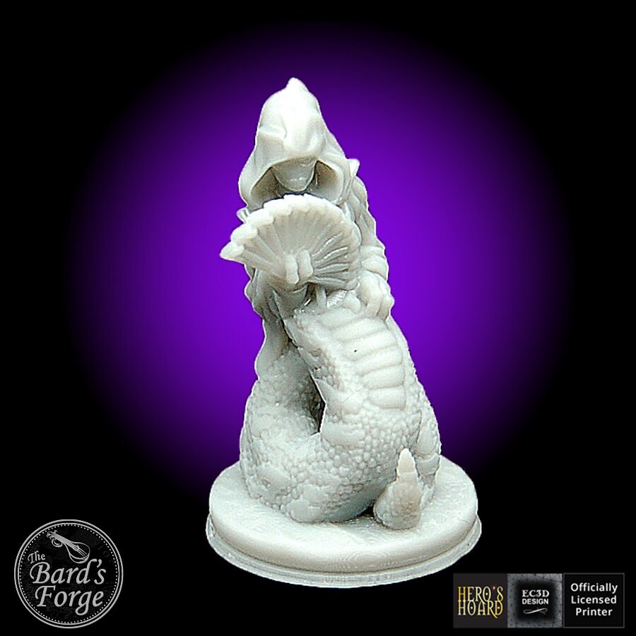 Snakefolk Sorceress 3D Printed Resin 28-32mm Unpainted | Etsy