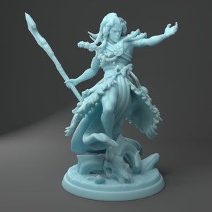 Female Orc Warlock Mage Miniature 3D Resin Printed 28-32mm Tabletop ...
