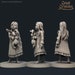 Little Girl Dark Child Miniature 3D Resin Printed 28-32mm Tabletop ...