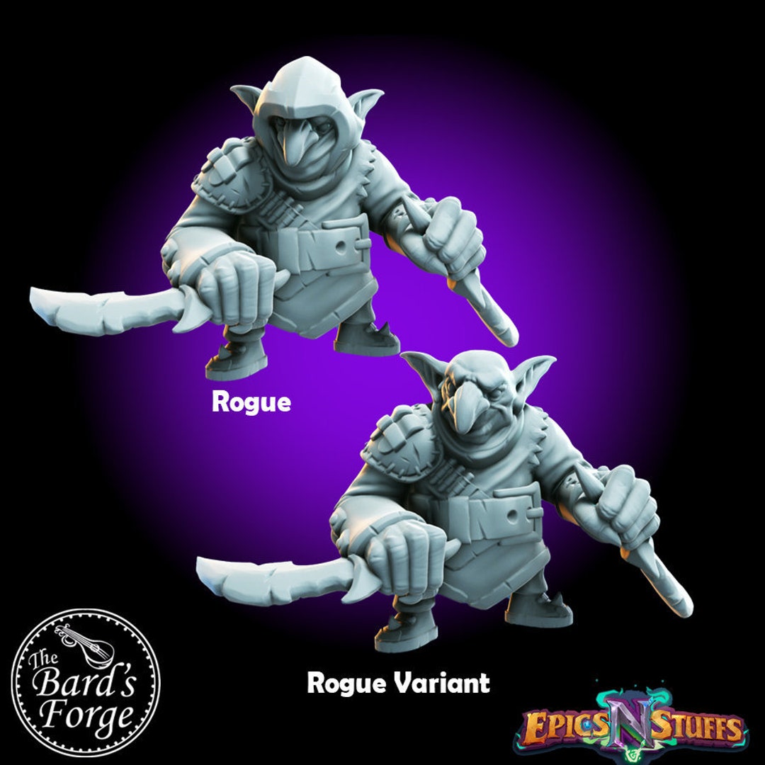 Goblin Rogues • Epics N Stuffs • Resin 3D Printed • 28-32mm Tabletop ...