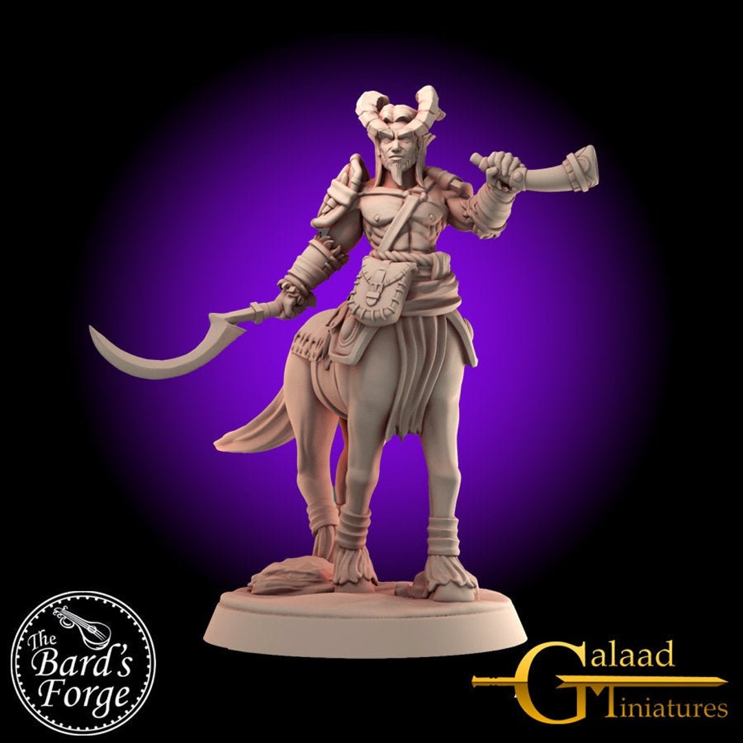 Centaur 4 • Sagittarius • Fey • Feywild • Galaad Miniatures • Into the ...
