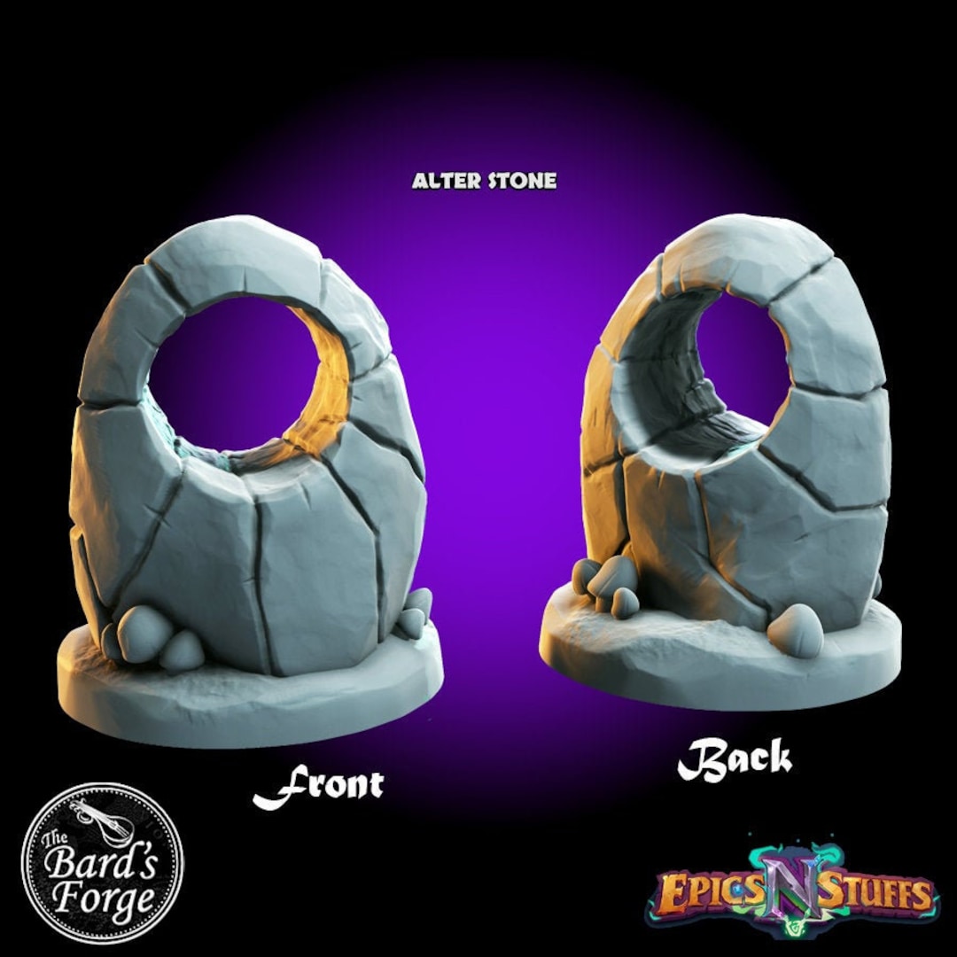Alter Stone Scatter 3D RESIN Printed 28-32mm Tabletop Terrain Fantasy ...