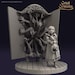 Little Girl Dark Child Miniature 3D Resin Printed 28-32mm Tabletop ...