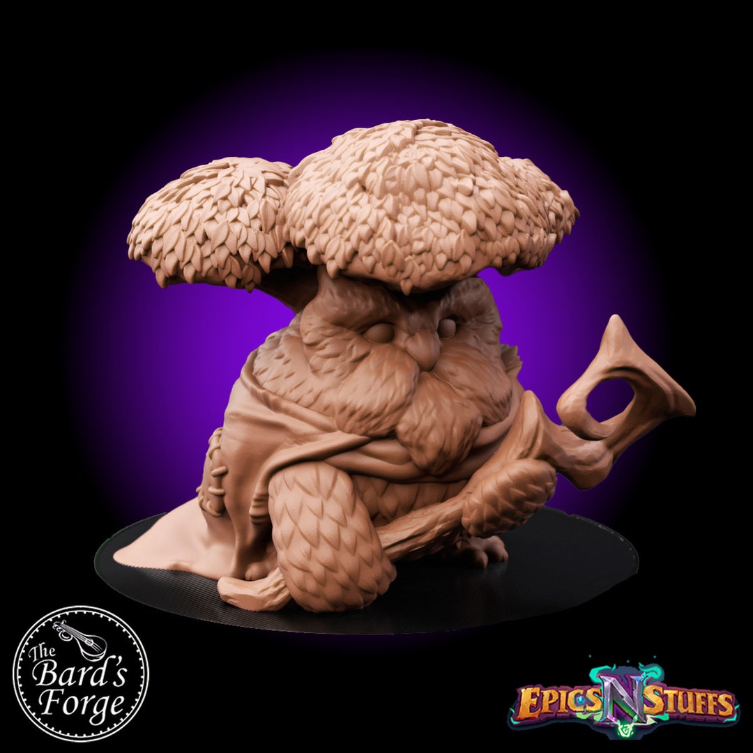 Owlkin Druid • Epics N Stuffs • Resin 3D Printed • 28-32mm Tabletop ...