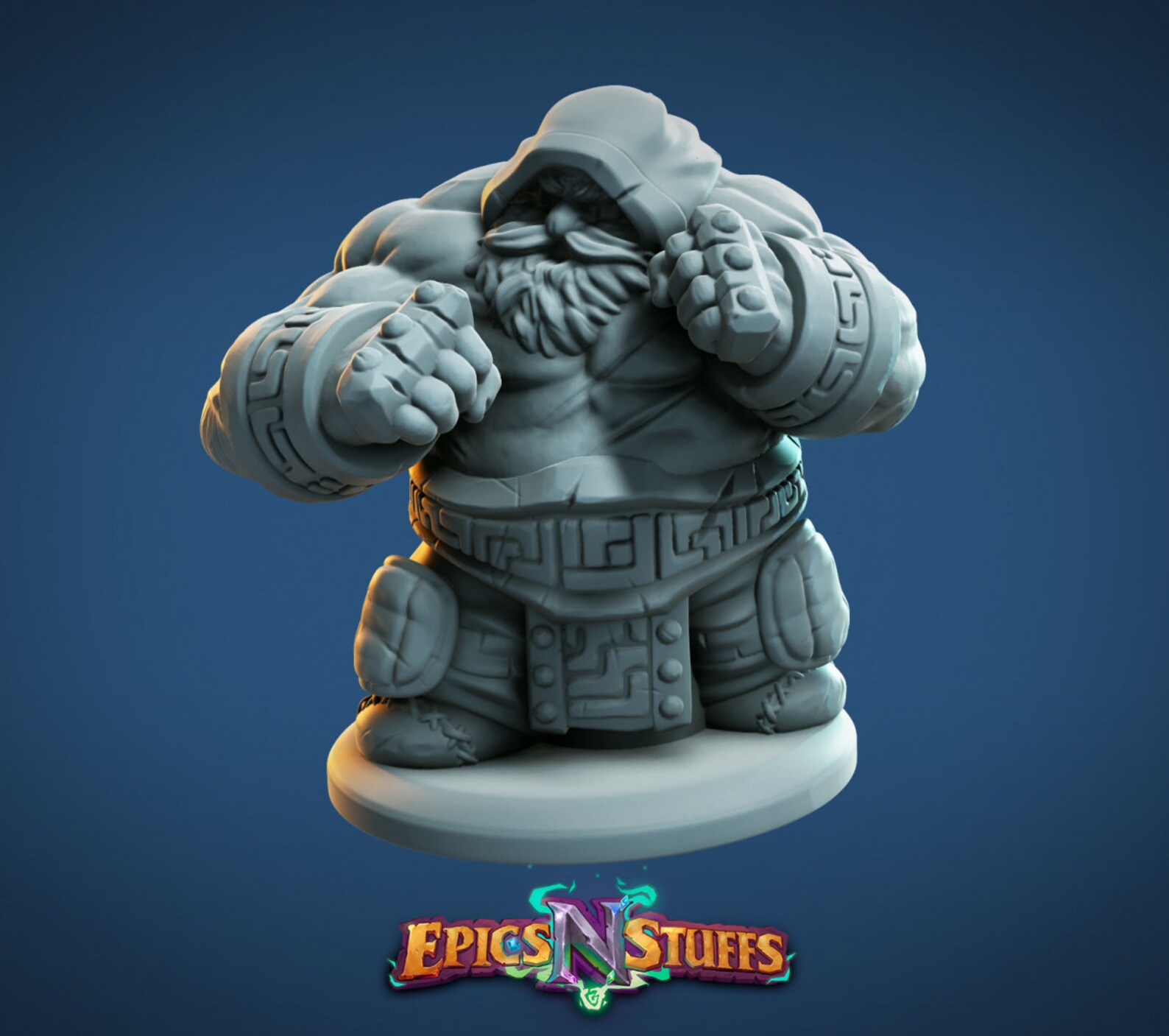 Dwarven Brawler Variant • Epics N Stuffs • Resin 3D Printed • 28-32mm ...