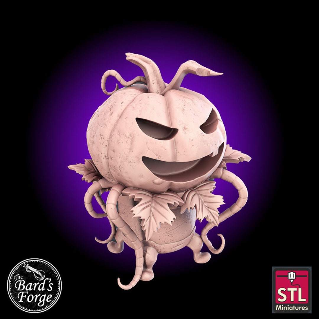 Witch Pumpkin Prop • SLT Miniatures •mini • 3D Resin Printed 28-32mm ...