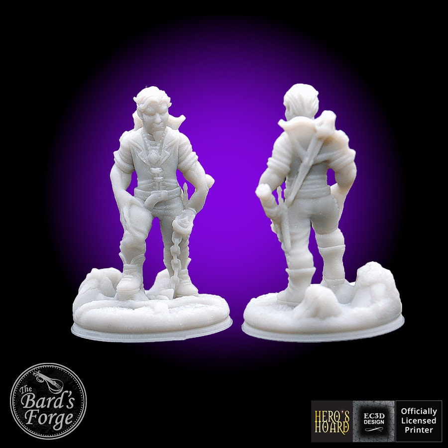 2pc Mercenary Werewolf / Vampire Hunters Miniature 3D Resin | Etsy