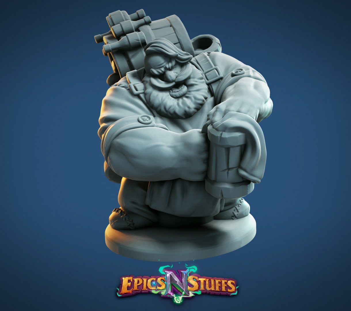 Dwarven Dwarf Barkeep Variant Epics N Stuffs Resin 3D - Etsy