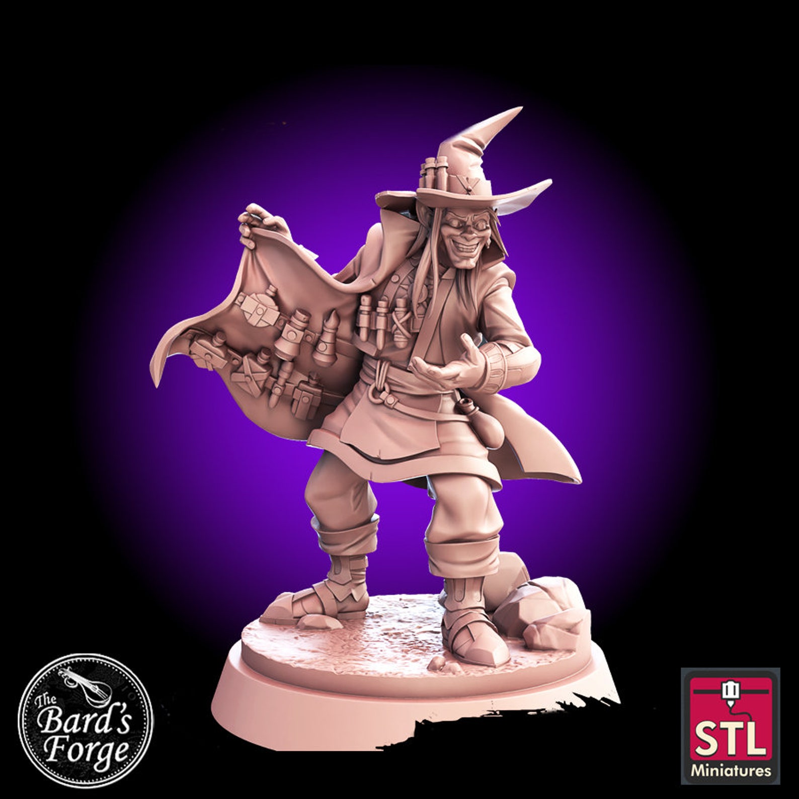 17pc Set Potion Maker Sellers Merchants and Props Miniature 3D - Etsy