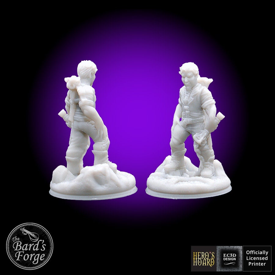 2pc Mercenary Werewolf / Vampire Hunters Miniature 3D Resin | Etsy