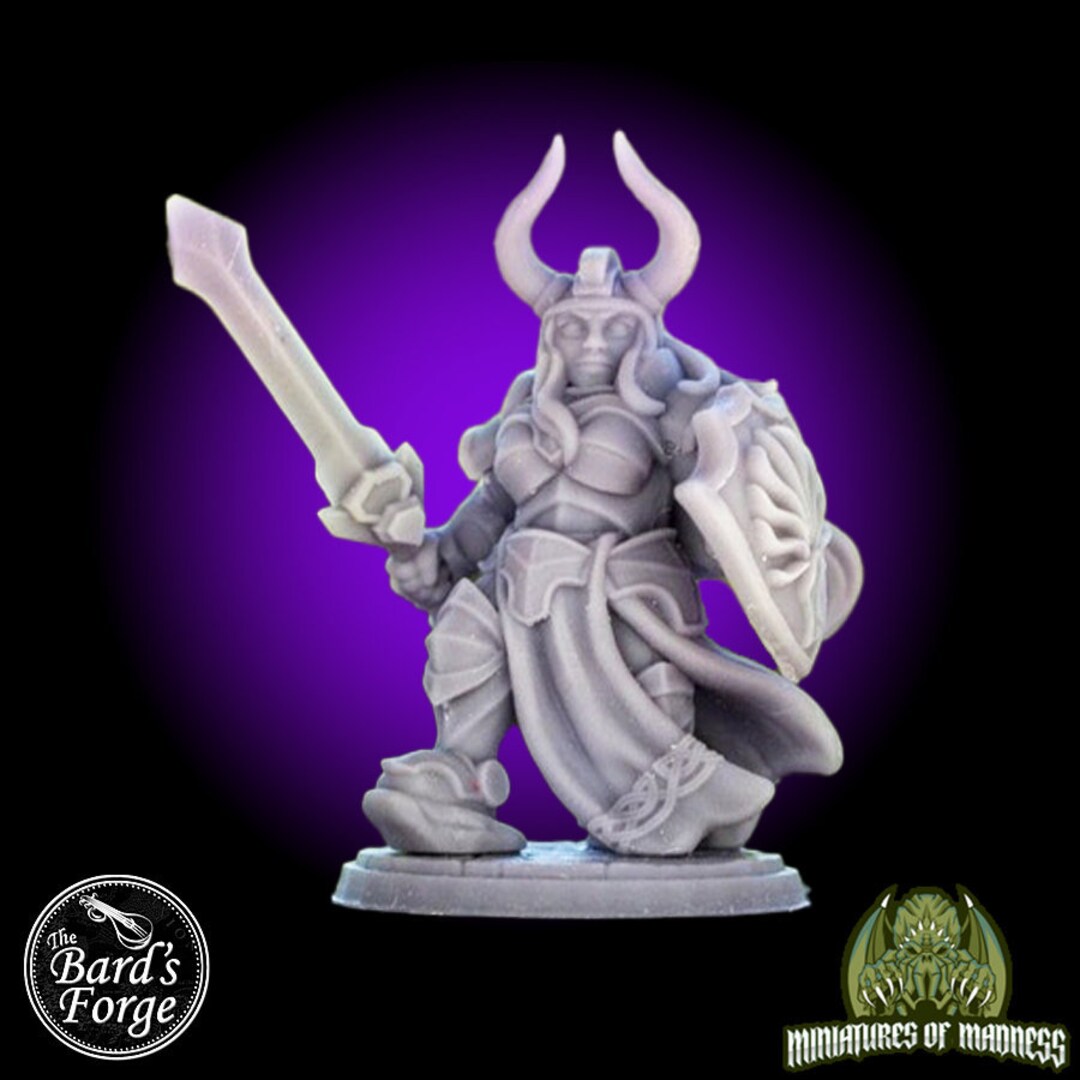 Dwarf Queen Dwana 3D RESIN Printed Miniature 28-32mm Tabletop - Etsy