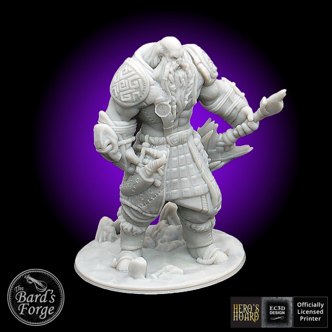 Frost Giant 3D RESIN MINI Printed 28-32mm Tabletop Fantasy Gaming D&D ...