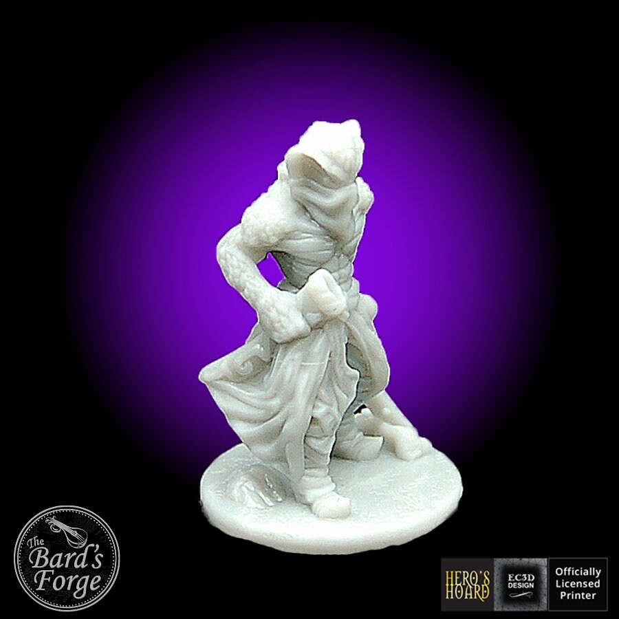 Snakefolk 4pc Set 3D Printed Resin 28-32mm Miniature Fantasy | Etsy