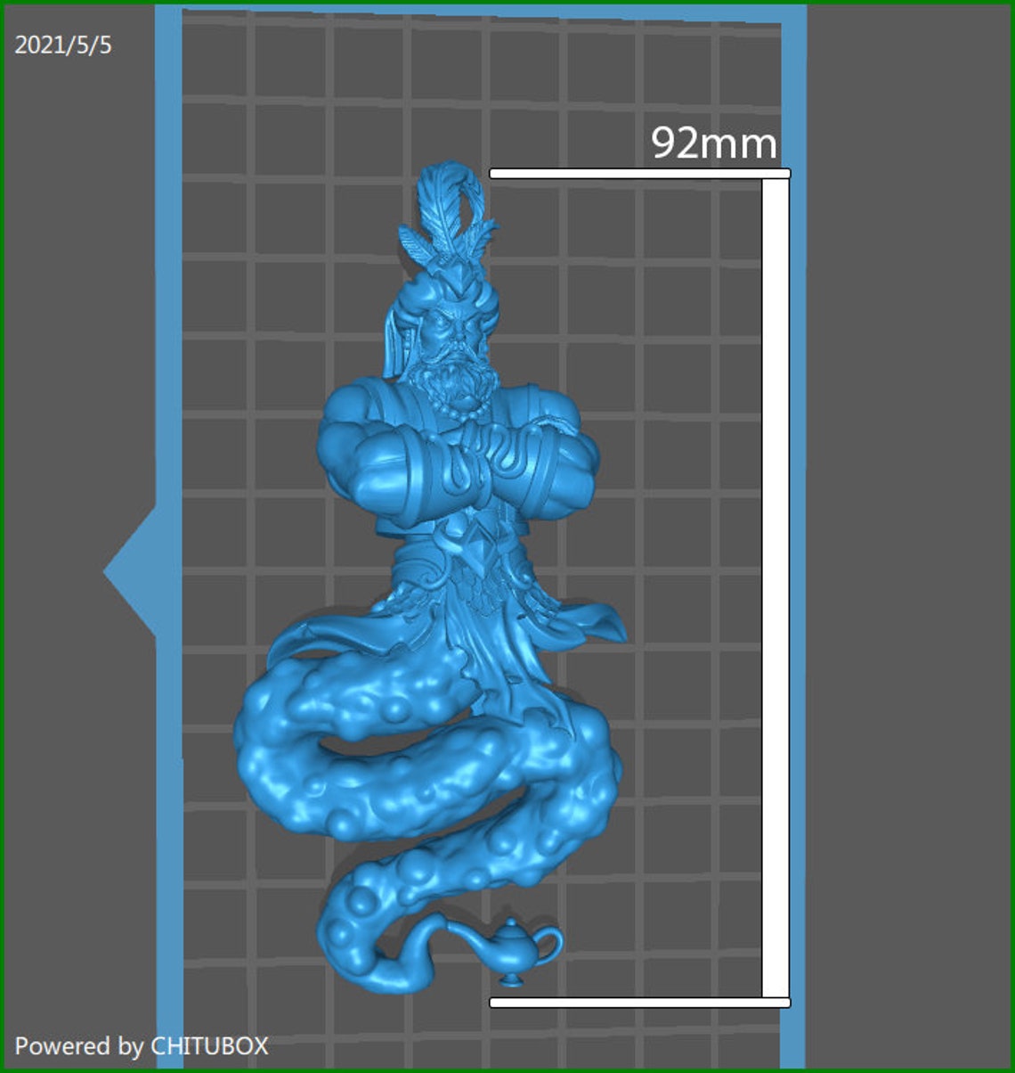 Egyptian Desert Efreet Genie • Sands of Time • RN Estudio • 3D Resin ...