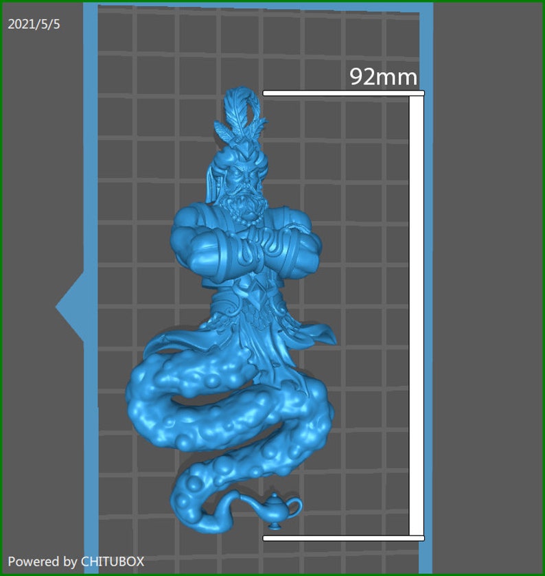 Egyptian Desert Efreet Genie • Sands of Time • RN Estudio • 3D Resin ...