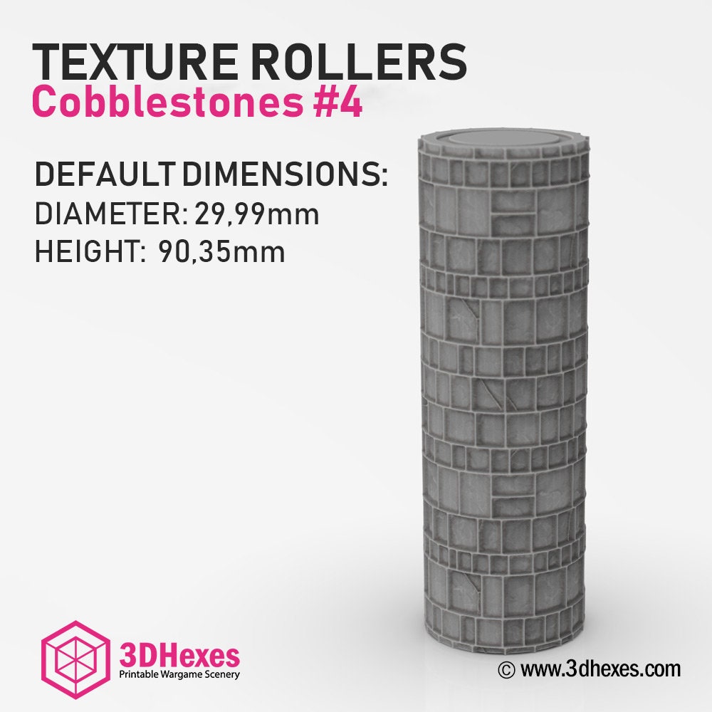 Cobblestone Texture Roller 28-32mm Terrain D&D Dungeons and - Etsy Canada