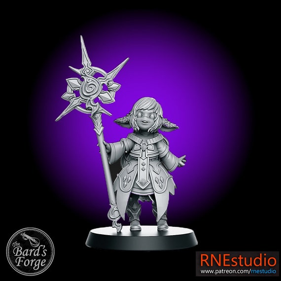 Shanty the Halfling Summoner RN Estudio 3D Resin Printed - Etsy